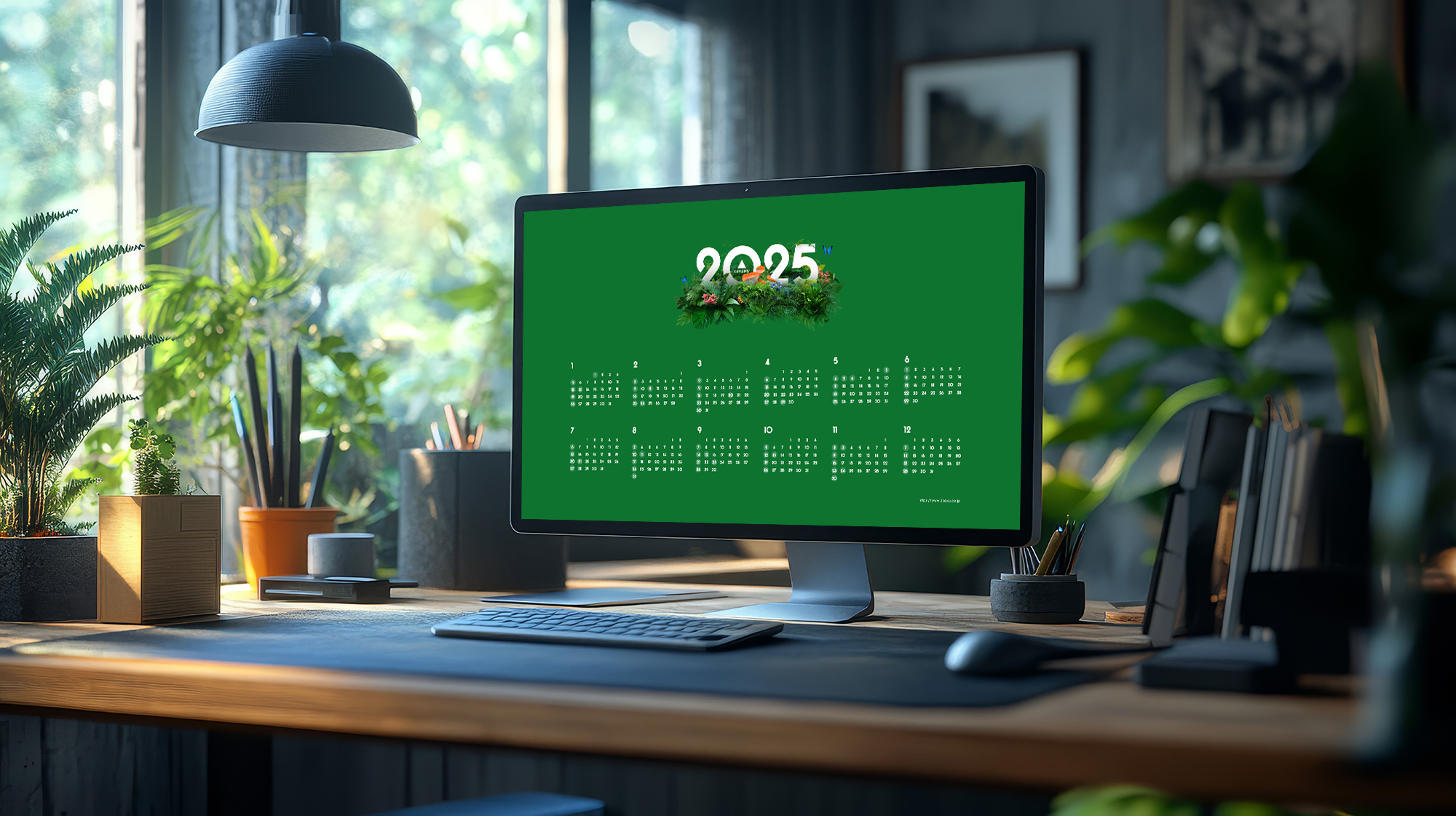 2025 デスクトップカレンダー - CREATIVE DIV.